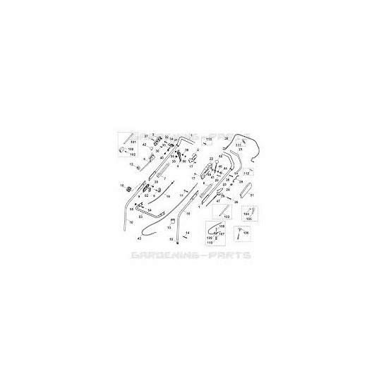 Demi-Carter Droit Pour Tondeuse MB 505 BS Viking 6105 764 0612 ...