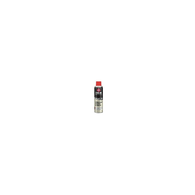 Aérosol 3EN1. Lubrifiant pour chaines & câbles 250ml .Sa formule au ...