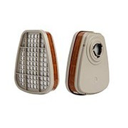 Cartouche filtre A2 contre gaz et vapeurs organiques pour masques 3M ...